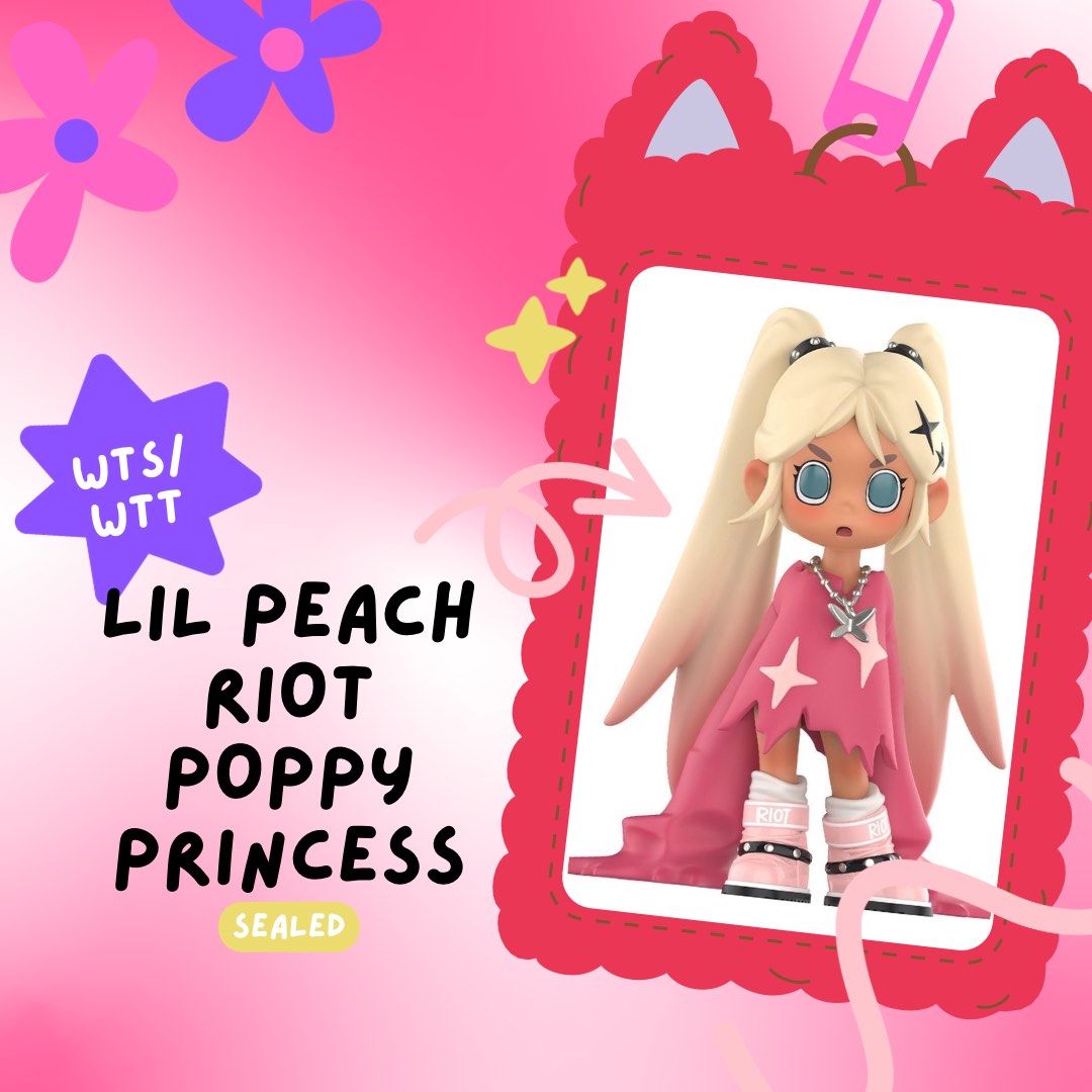 PEACH RIOT POPMART POPPY PRINCESS, Hobbies & Toys, Toys & Games on ...