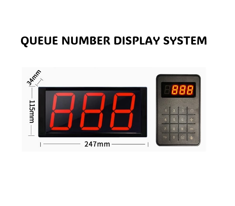Queue Number Display System / Intelligent Call System / Wireless Queue Calling System Voice Call ...
