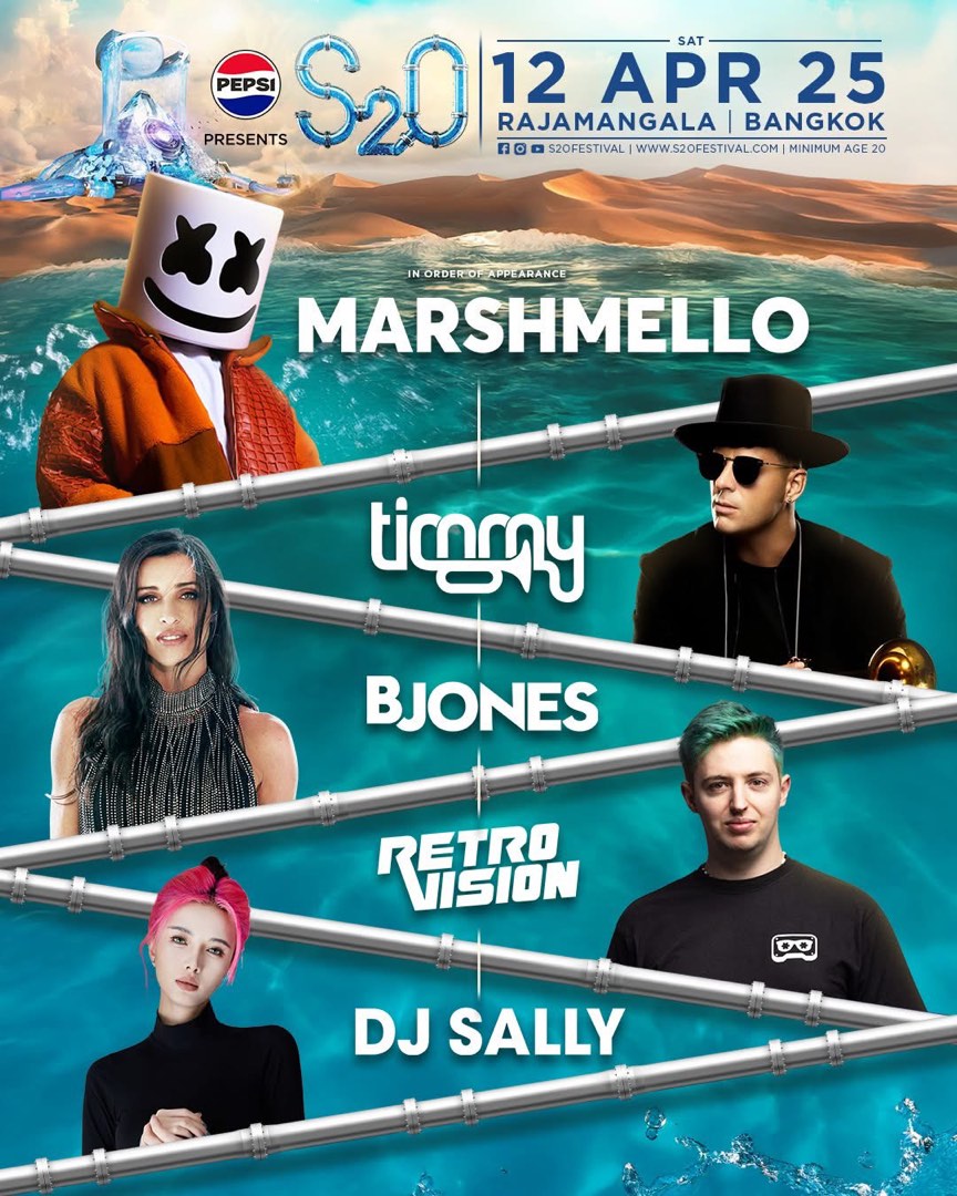 S2O Songkran Music Festival 2025, Tickets & Vouchers, Event Tickets on ...