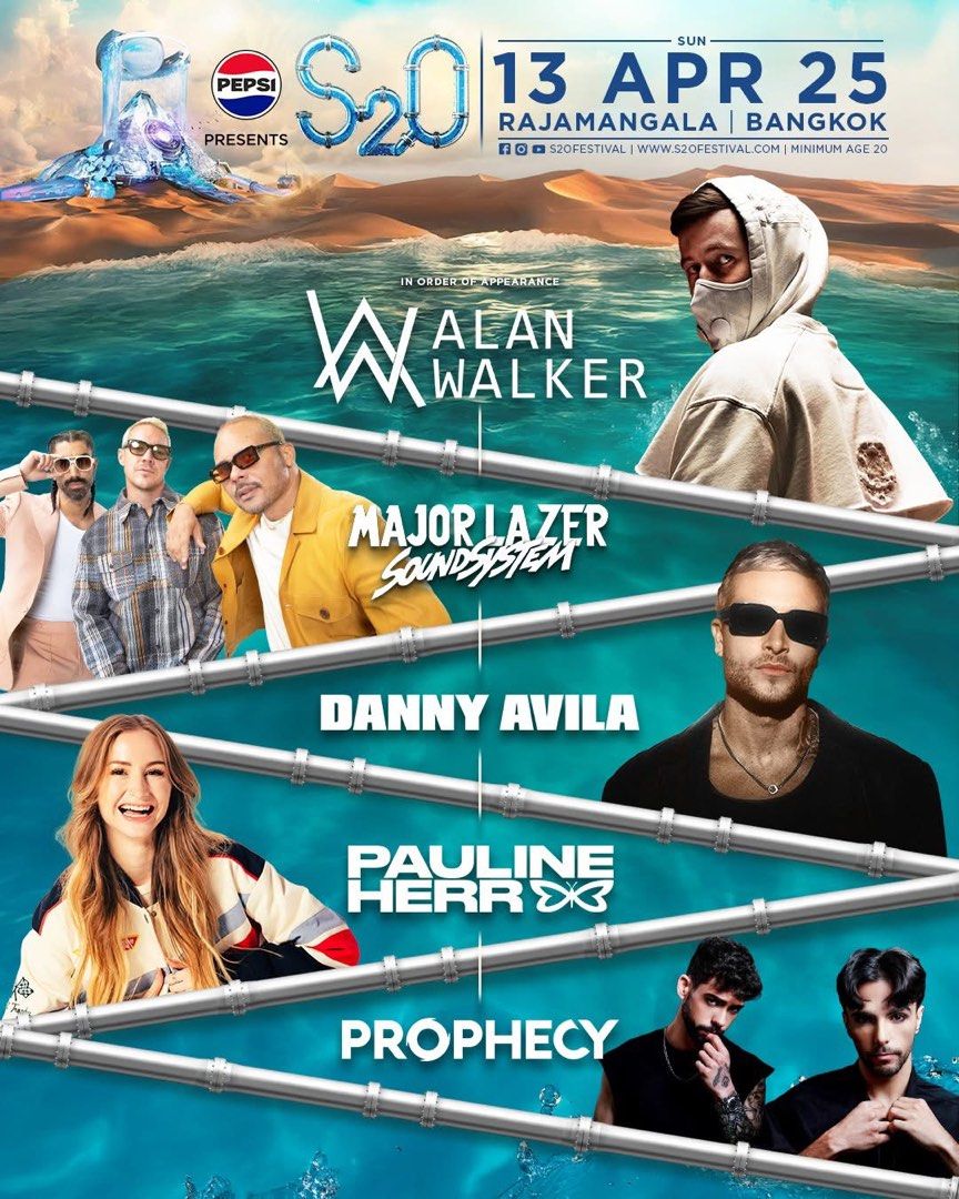 S2O Songkran Music Festival 2025, Tickets & Vouchers, Event Tickets on ...