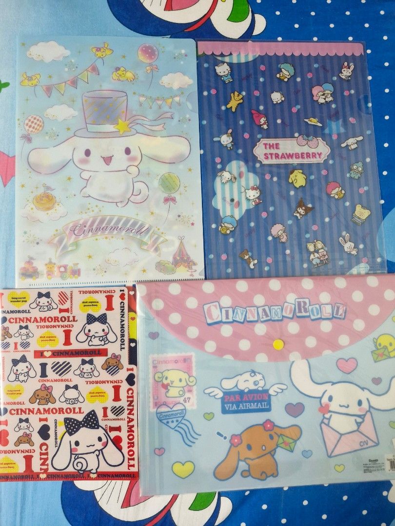 Sanrio Cinnamoroll A4/A5 Files, Hobbies & Toys, Stationery & Craft ...