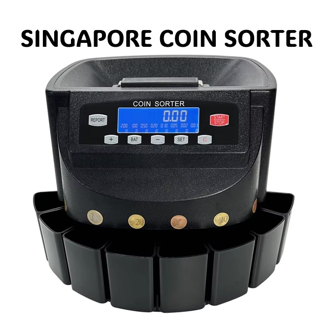 Singapore Coin Coins Sorter Counter For Singapore Coins / Coin Machine ...
