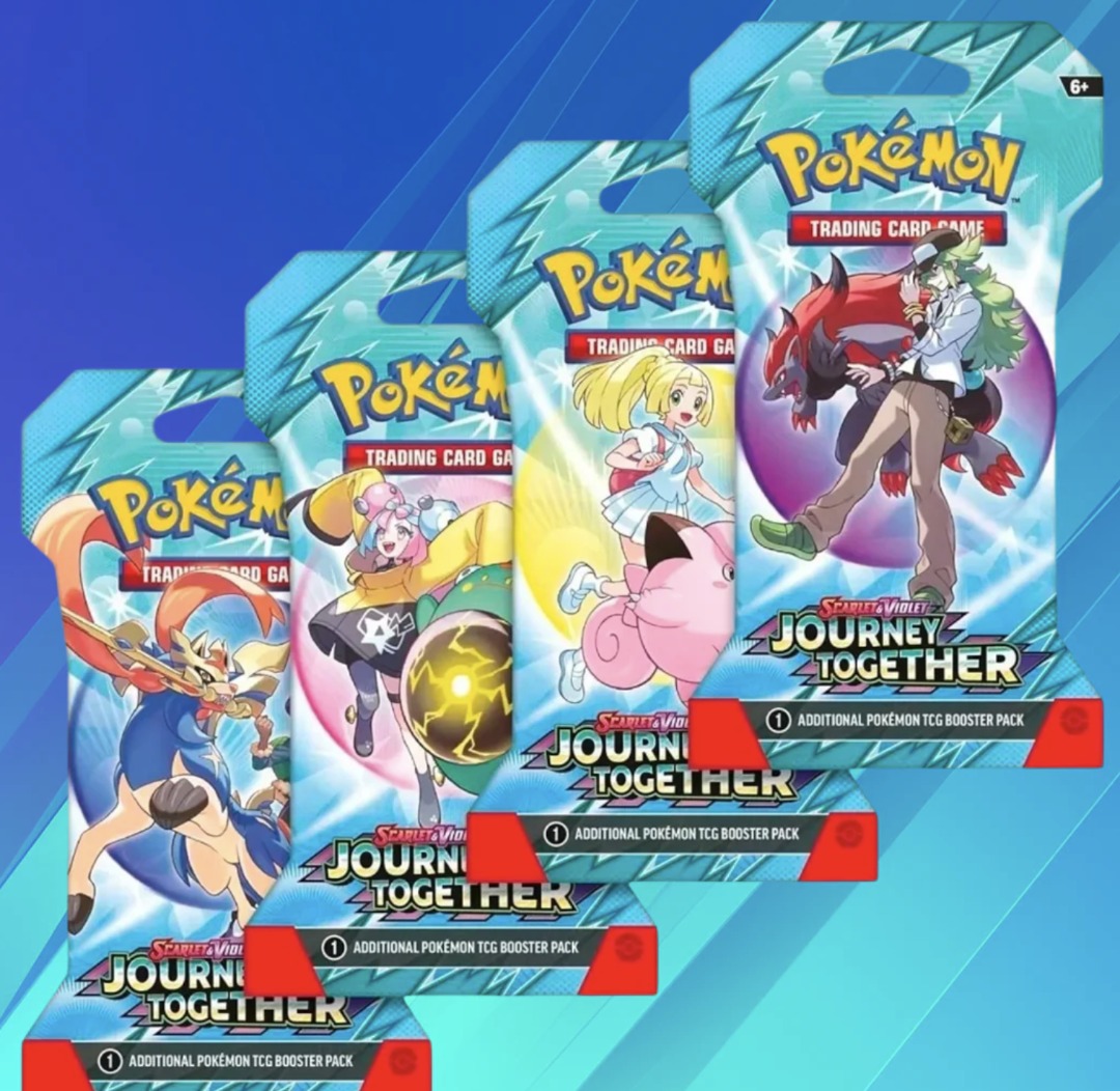 SV09 Pokemon Journey Together Sleeved Booster Packs, Hobbies & Toys ...