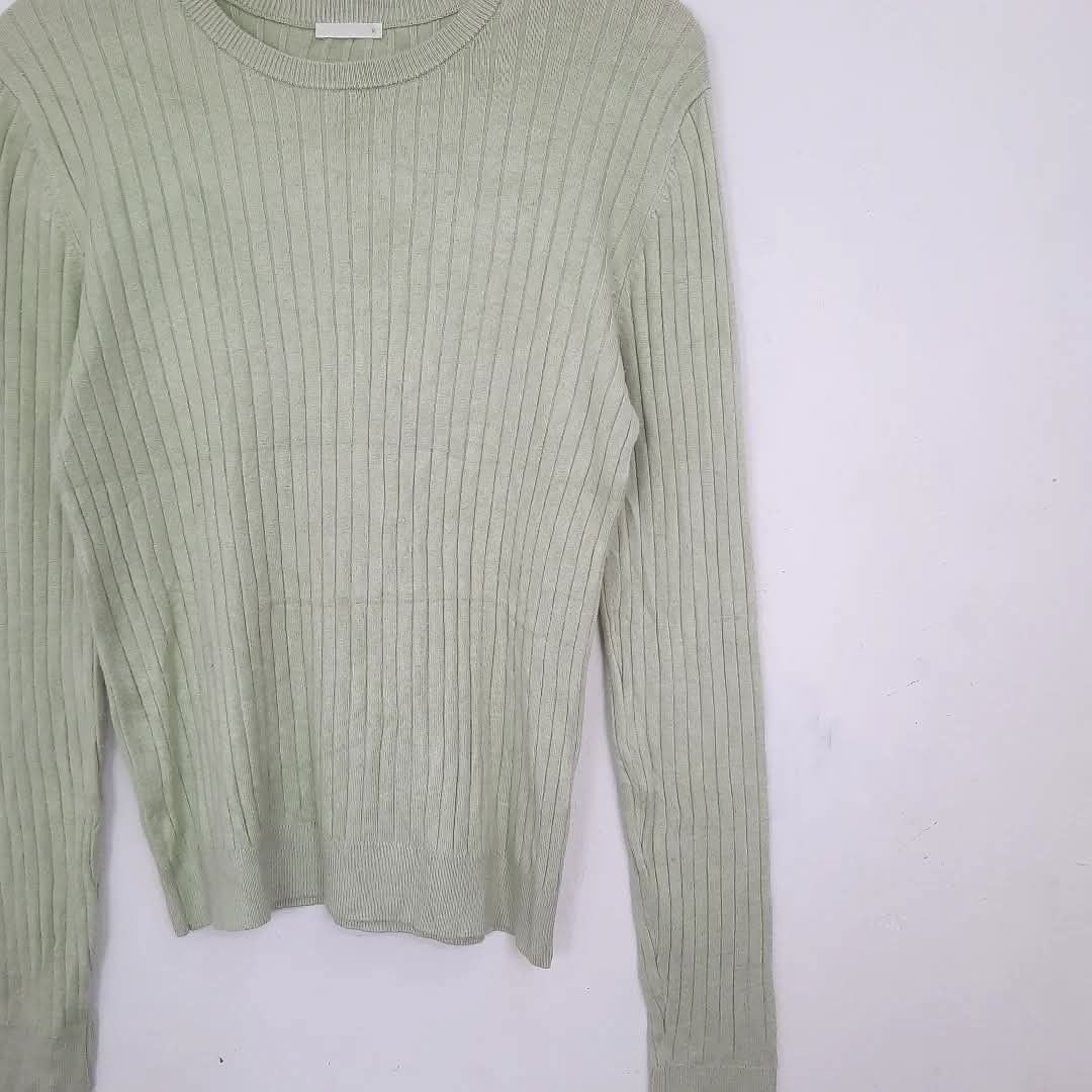 Sweater Lidi Kutub GU Uniqlo Hijau Matcha (KODE : B66 -03 ), Fesyen ...