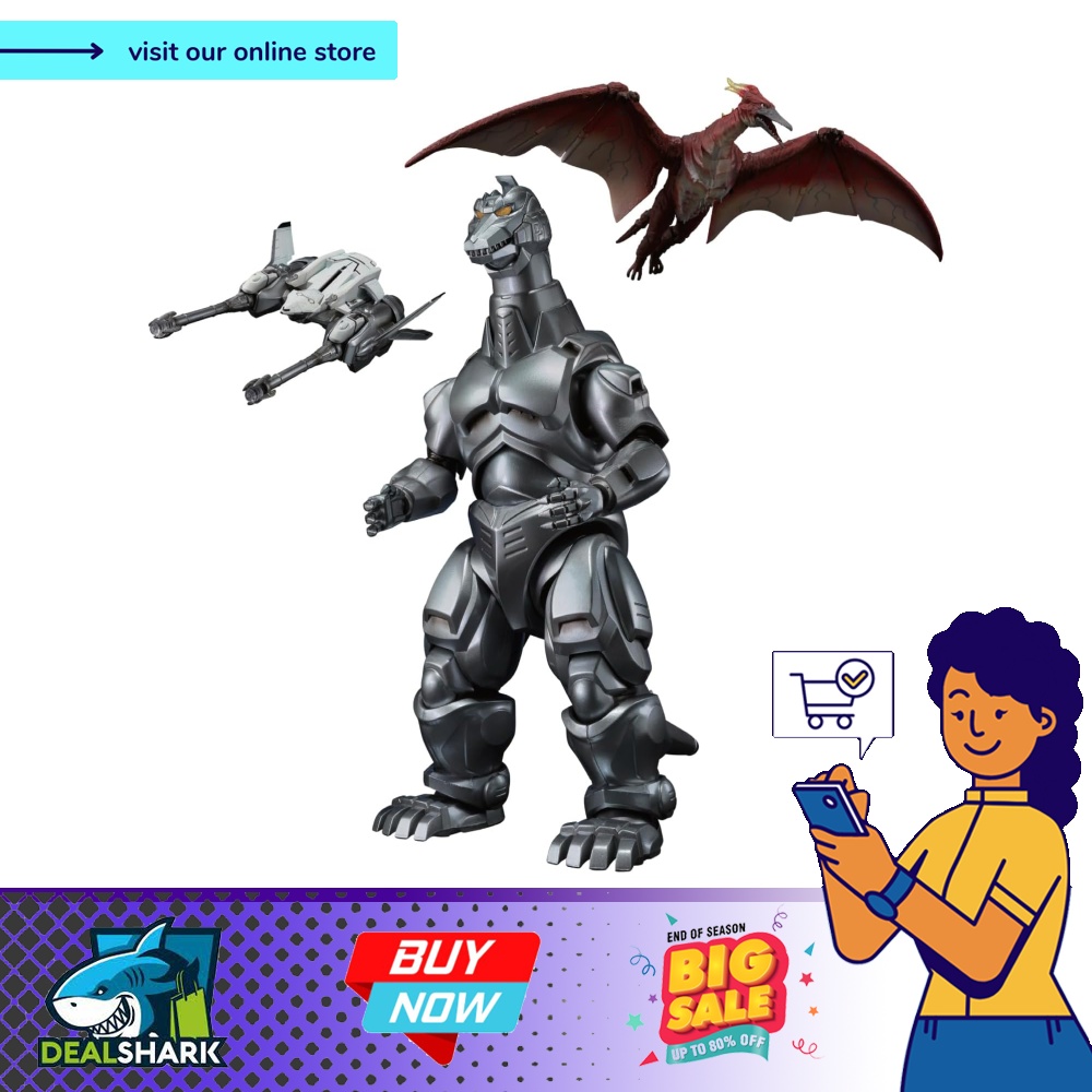 TAMASHII NATIONS - Godzilla vs. Mechagodzilla - Mechagodzilla & Garuda ...