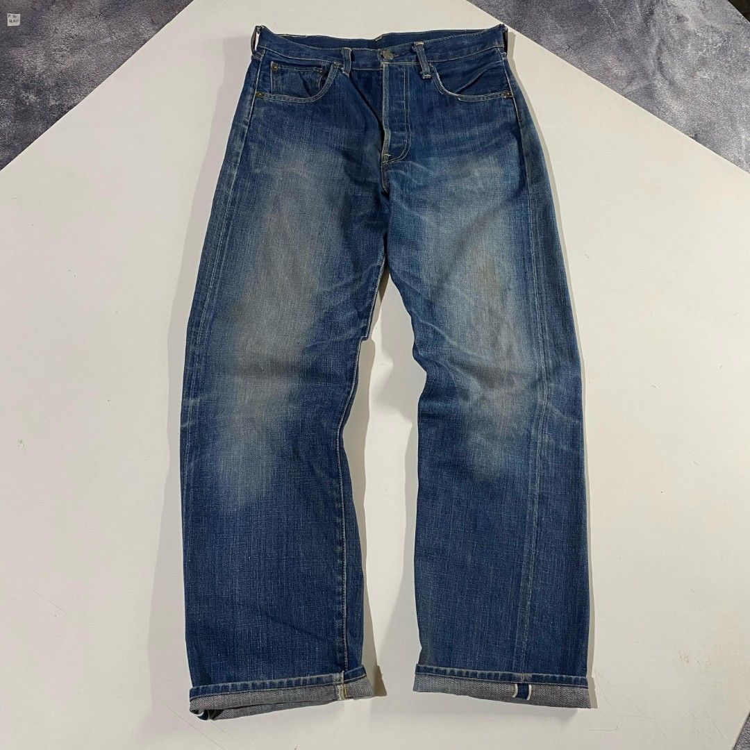Vintage LVC levis 501 big e selvedge denim japan not iron heart momotaro nudie studio d'artisan ...