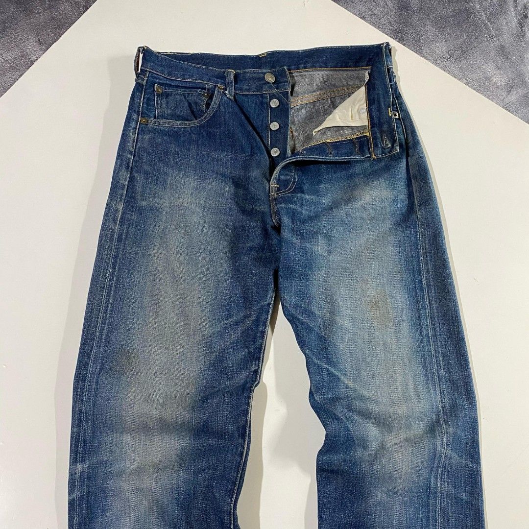 Vintage LVC levis 501 big e selvedge denim japan not iron heart momotaro nudie studio d'artisan ...