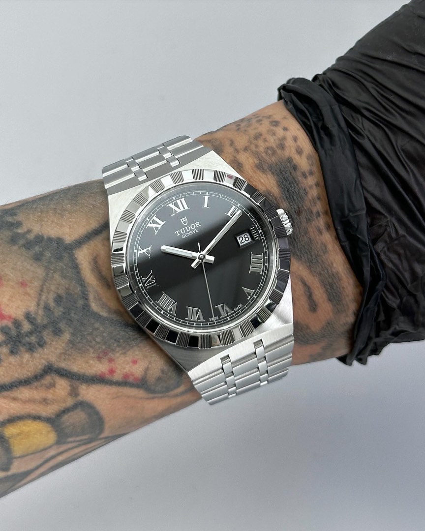 2023 Tudor Royal Black Dial ref.28500 cal.2429 Automatic 38mm Full Set ...