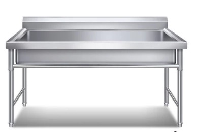 52x28 inch Stainless Steel Food Display Table | Fully Stainless Steel ...