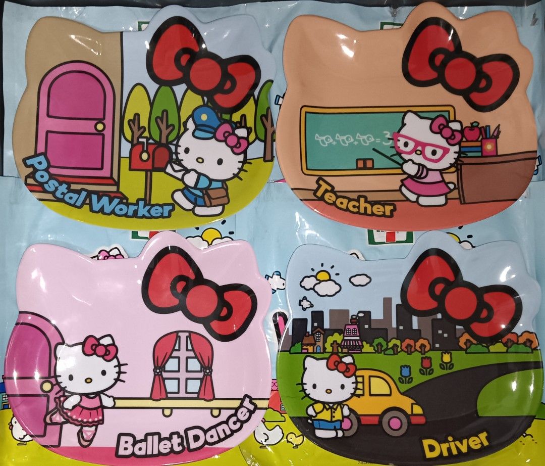 7-11 Hello Kitty Career Plate, Hobbies & Toys, Memorabilia ...