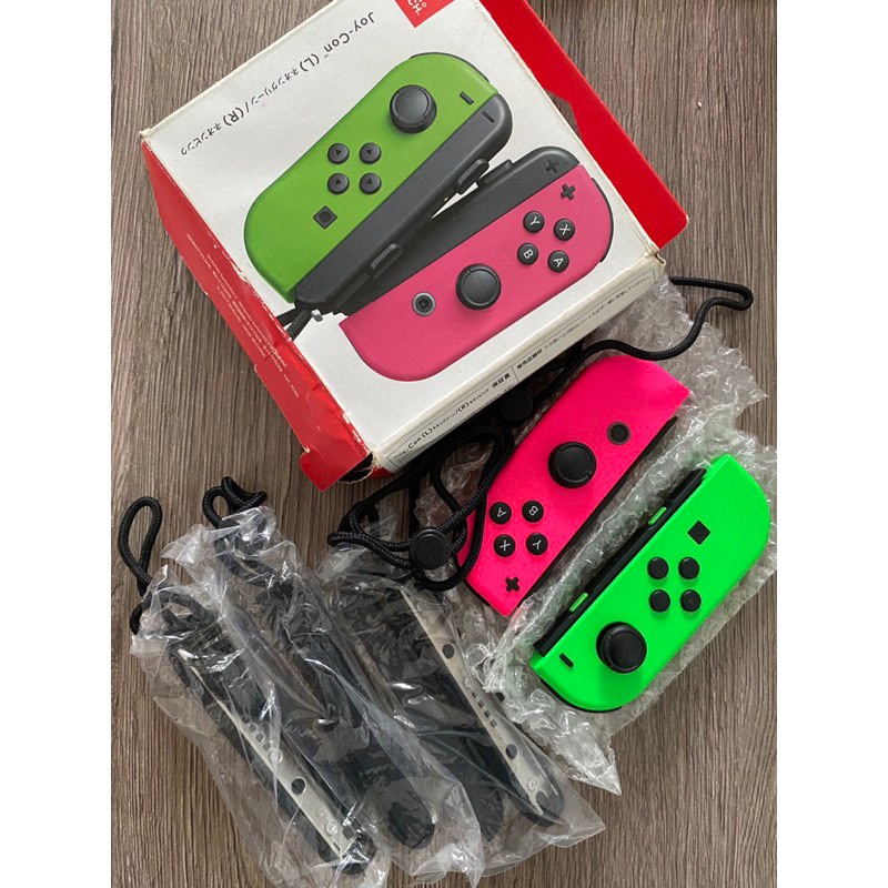 現貨 任天堂 Switch oled 手把 JoyCon 原廠 左右手把 Joy-Con 控制器 搖桿, 電玩遊戲相關, 主機配件與周邊商品, 手把控制器在旋轉拍賣