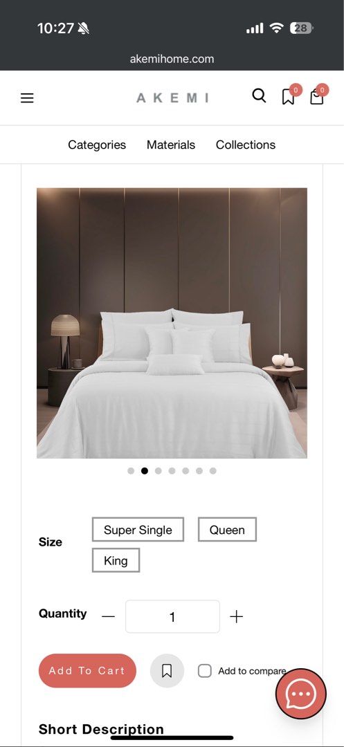 Akemi tencel queen bedsheet quilt cover set, Furniture & Home Living ...