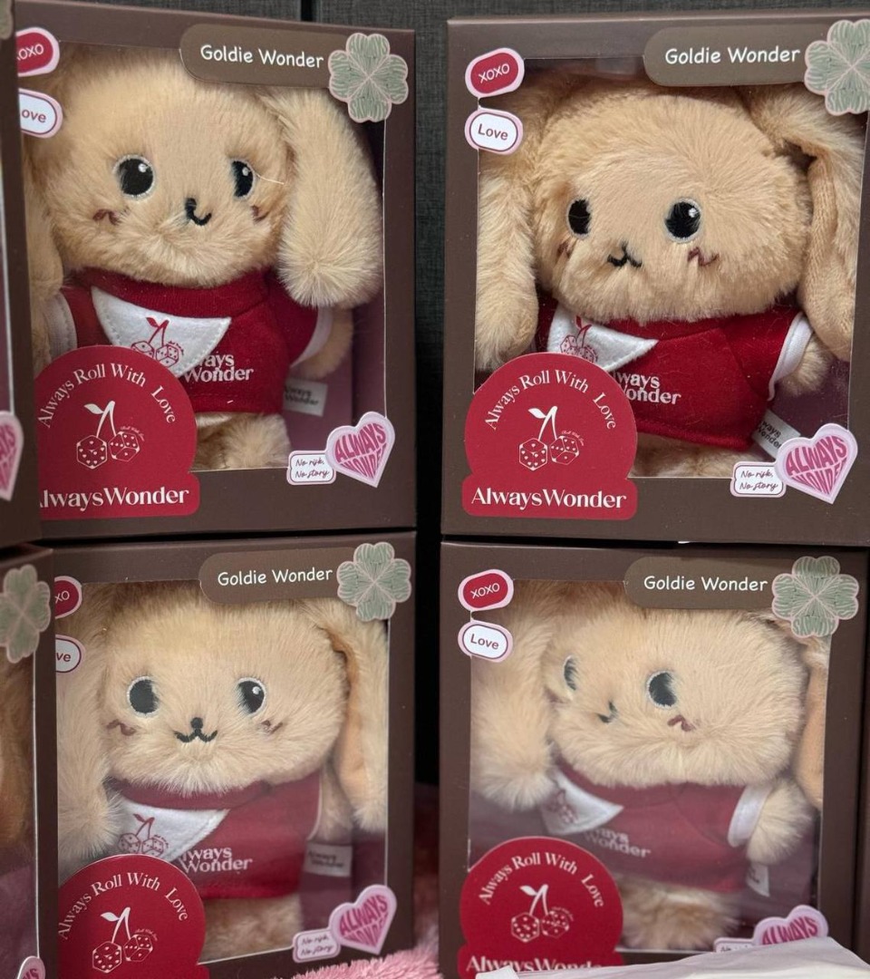 (Last 4) 出 Always Wonder 鄺玲玲 鄺總 來福 金毛 狗 毛絨掛件 Goldie Wonder 現貨 00K lingling Kwong 公仔 100% real ...