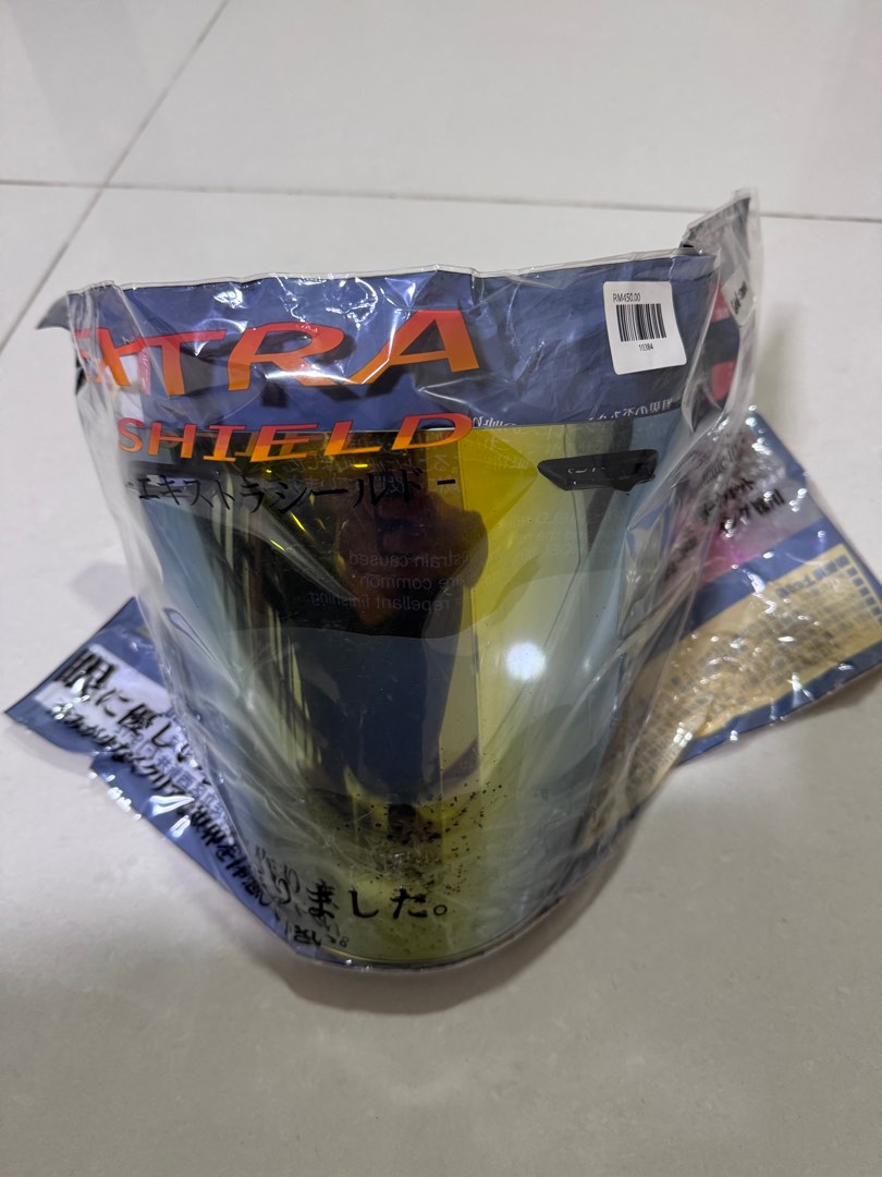 Arai Vz Ram(Extra Shield)Smoke Gold, Motorcycles, Motorcycle ...