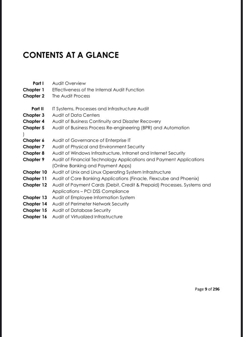 Auditing Your Information system and IT infrastructure ( Softcopy), Hobbies & Toys, Books ...