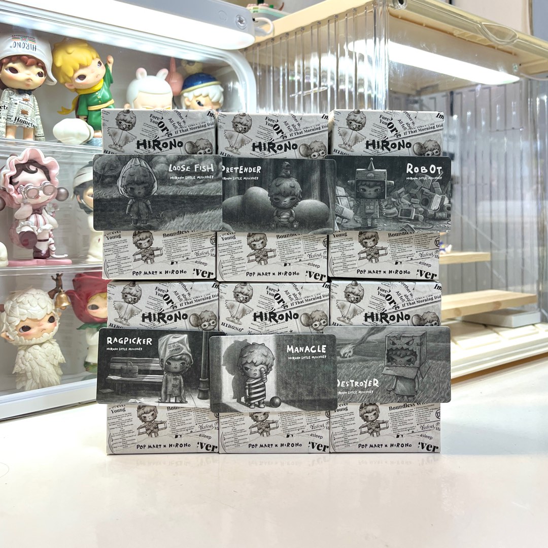 Authentic Popmart Hirono Little Mischief Ragpicker Destroyer Manacle ...