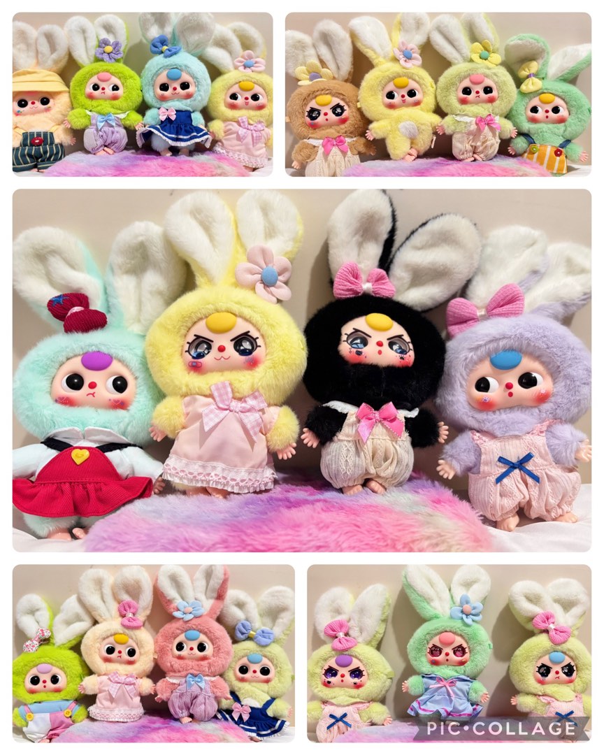 Baby three macaron v1 bunny rabbit bb3, Hobbies & Toys, Toys & Games on ...