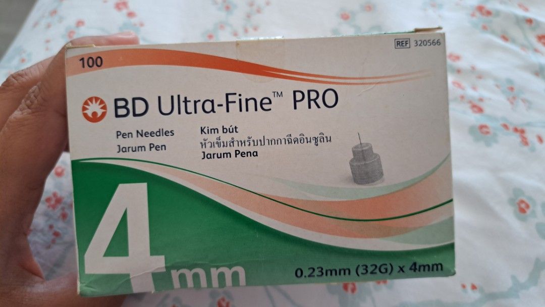 BD Ultra-Fine PRO 4mm pen needles 100s, Health & Nutrition, Medical ...