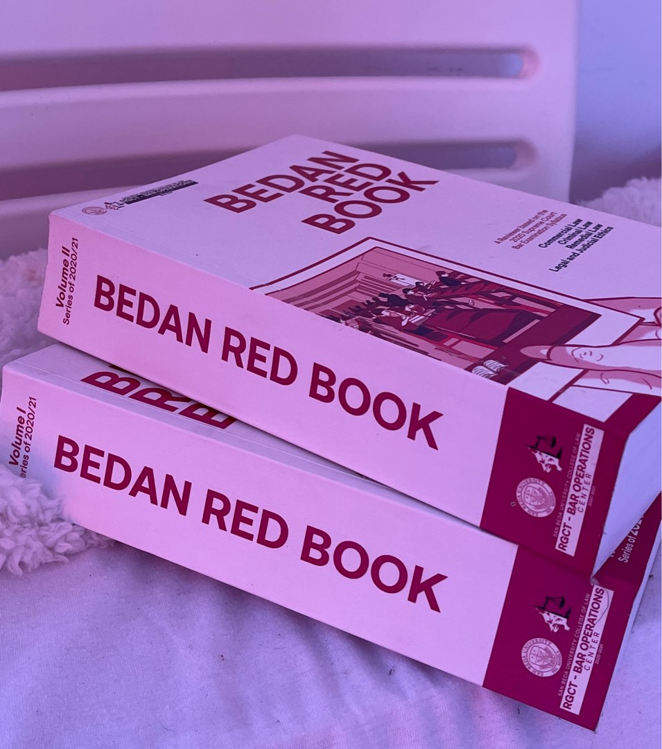 BEDAN RED BOOK 2020-2021 Volume I and II, Hobbies & Toys, Books ...