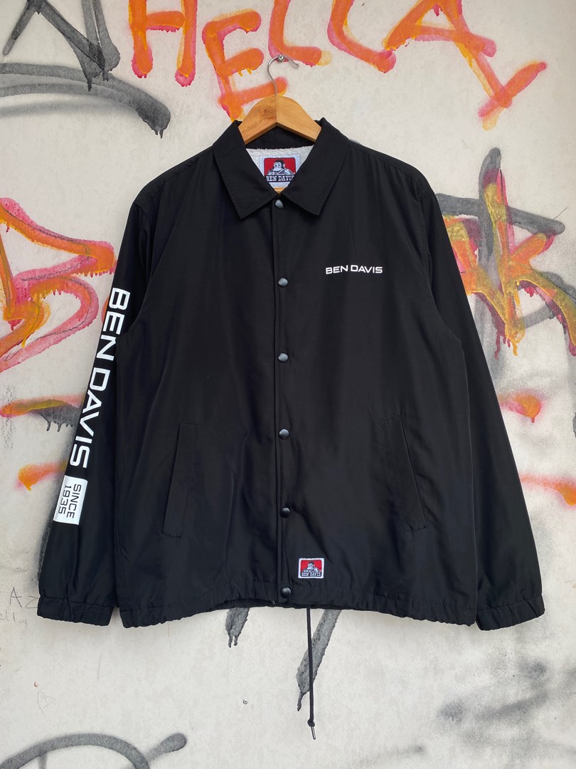 BEN DAVIS SHERPA-LINED COACH JACKET, Men's Fashion, Coats, Jackets and ...