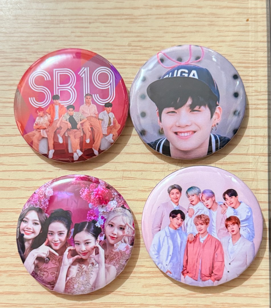 BINI SB19 BLACKPINK BTS PERSONALIZED Pin buttons, Hobbies & Toys ...