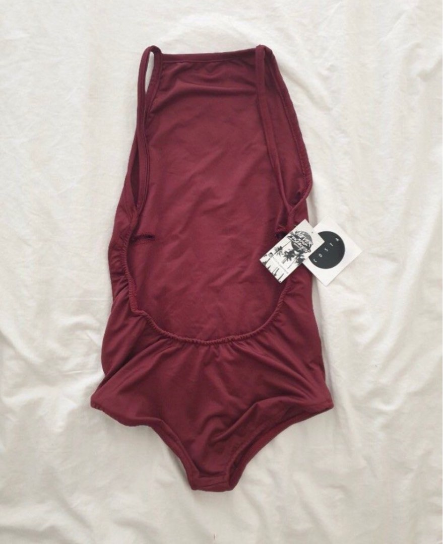 BNWT Costa halter backless one piece swimsuit, Women's Fashion ...