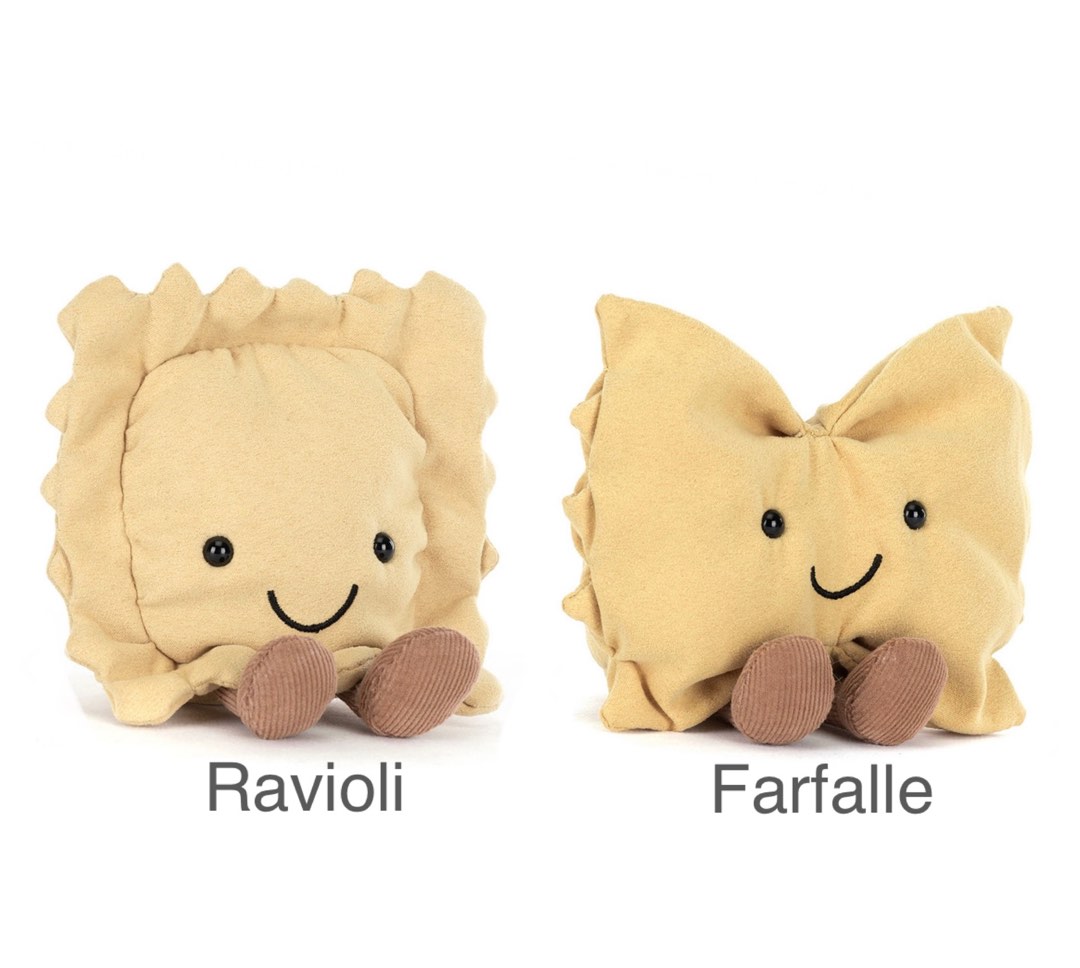 BNWT Jellycat Amuseables Ravioli / Farfalle 11cm, Hobbies & Toys, Toys ...