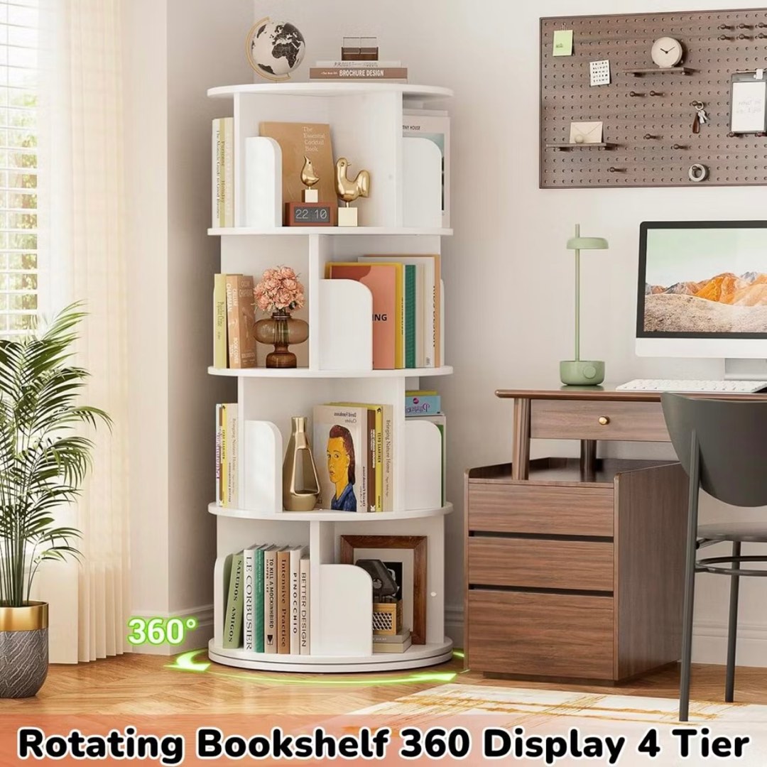 Bookshelf | Shelves | Bookcase Shelving Units | Bookshelves | Rotating ...