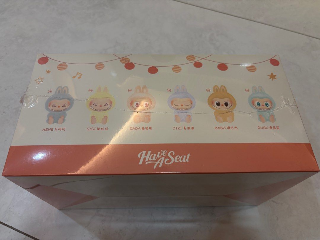 Brand new (Sealed) Labubu Full Set V2 (Have a Seat), Hobbies & Toys ...