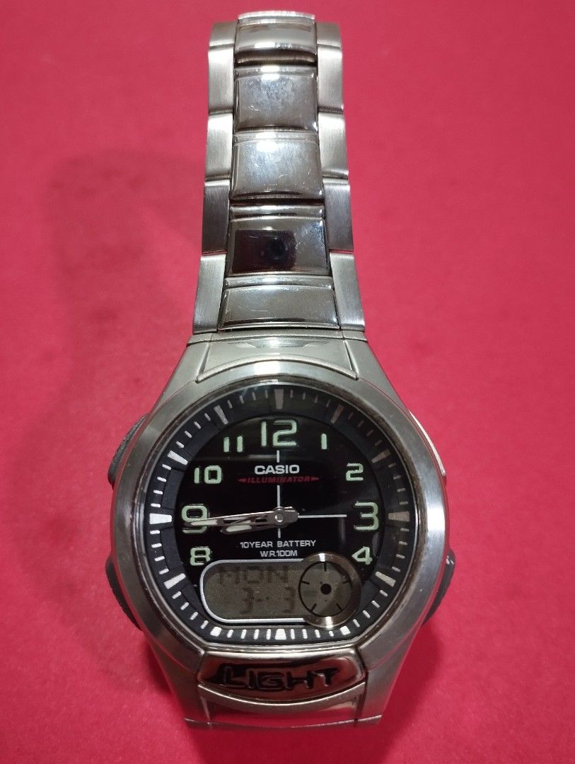 Casio Japan Movement Telememo 30 World Time, 3 Alarms, Water Resistance ...