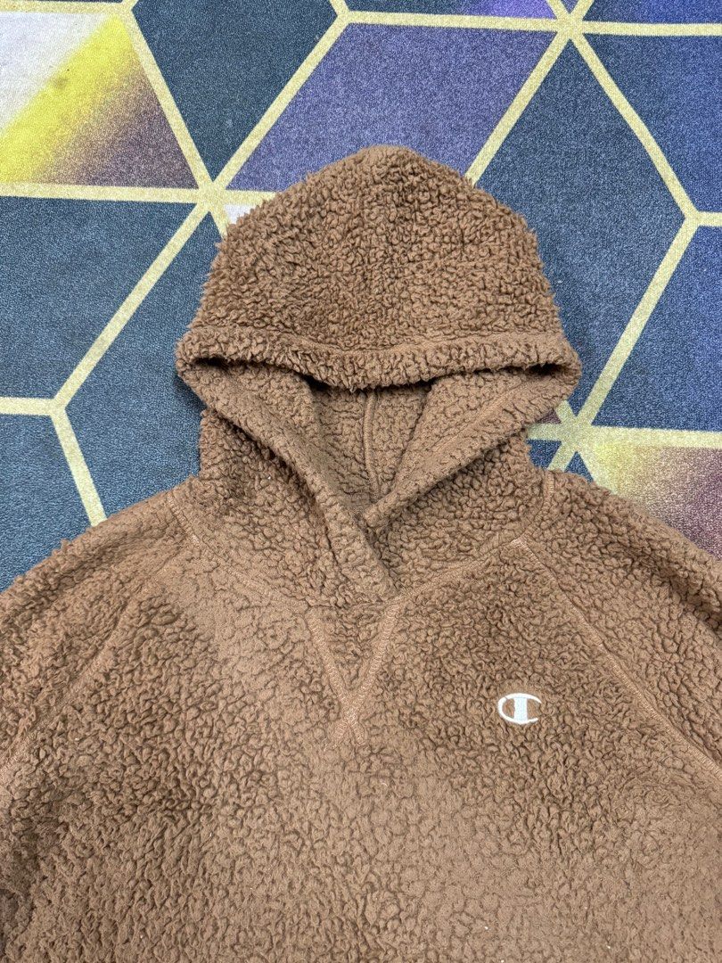 Champion fleece Hoodie Travis Scott Colourway, Men's Fashion ...
