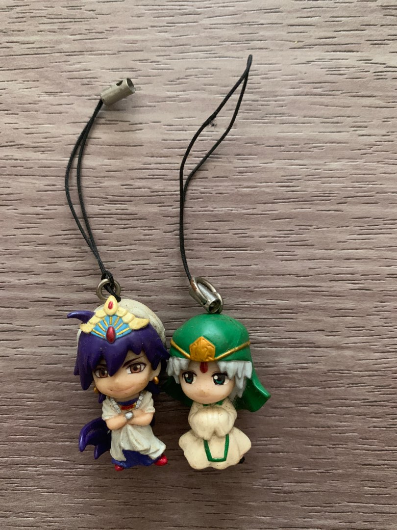 Character Keychains Anime Merchandise Magi (Sinbad & Jafar), Hobbies ...