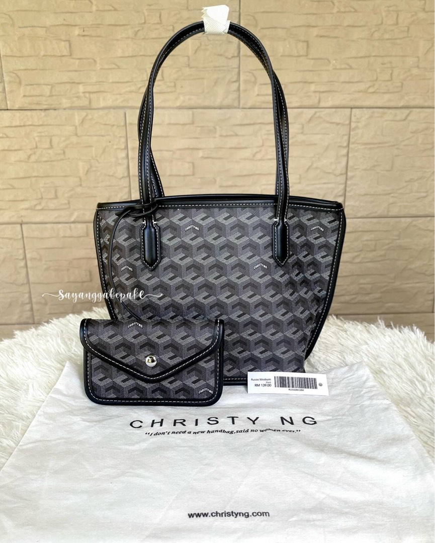 Christy NG Mini Russo Tote Bag in Black Tas, Barang Mewah, Tas & Dompet ...