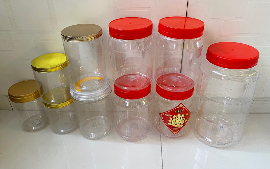 Clean Plastics containers for blessings, Furniture & Home Living ...