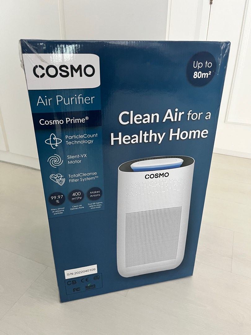 COSMO Prime air purifier, TV & Home Appliances, Air Purifiers ...