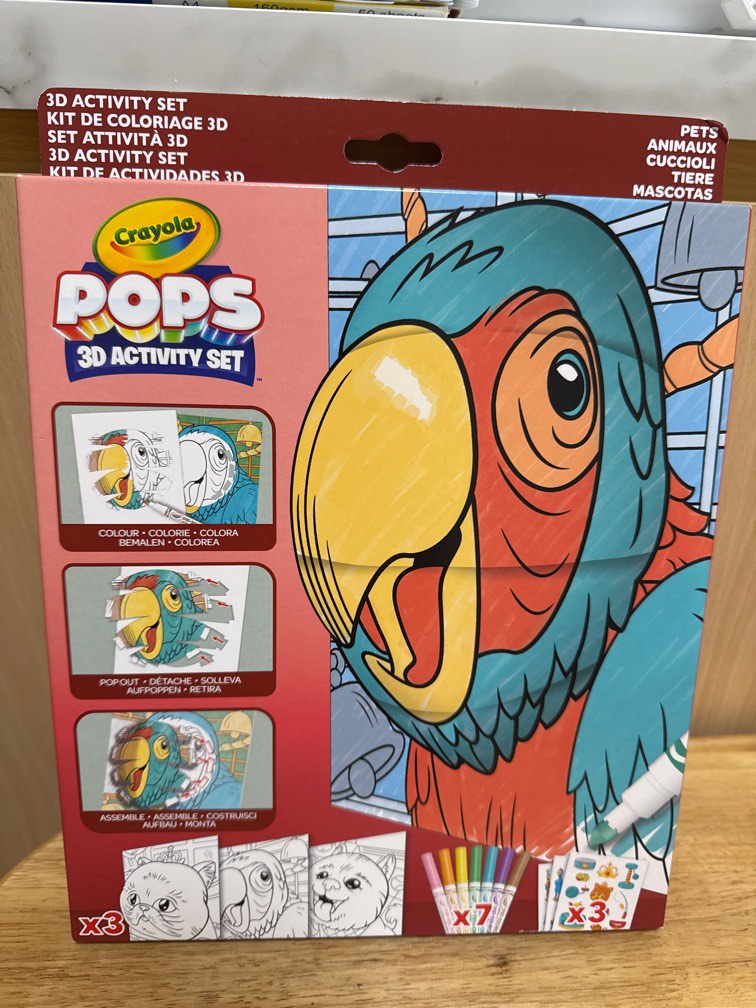 Crayola 3D Activity set, 興趣及遊戲, 手作＆自家設計, 文具及工藝 - 手作 - Carousell