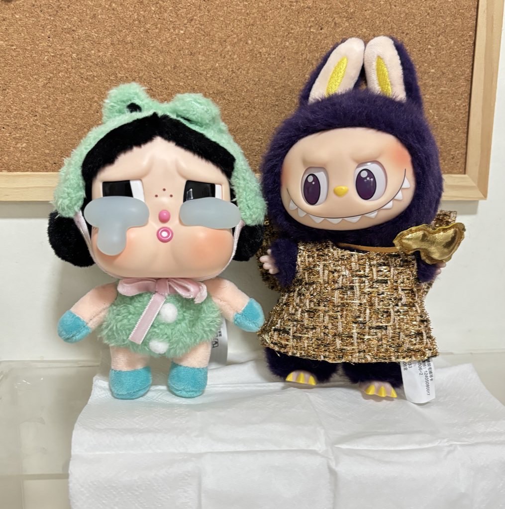 Crybaby crying again Labubu wings of fortune, Hobbies & Toys, Toys ...