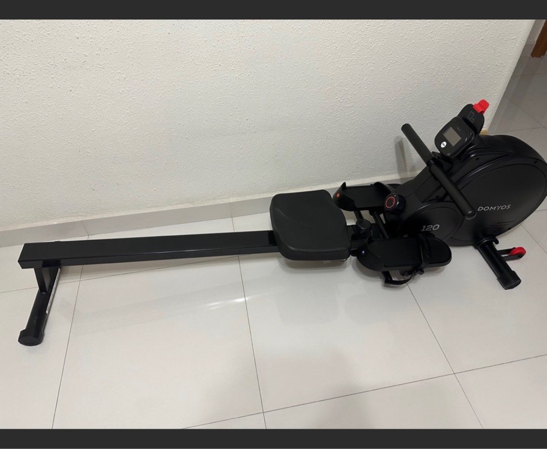 decathlon rowing machine essential 120, Sports Equipment, Exercise ...