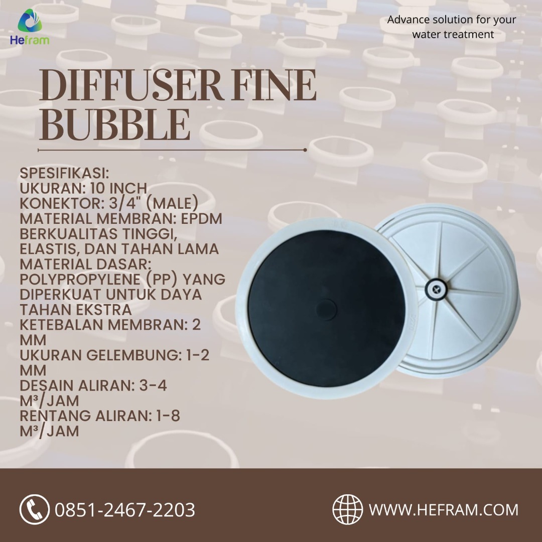 Diffuser Fine Bubble Spesifikasi, Desain & Kerajinan Tangan, Lainnya di ...