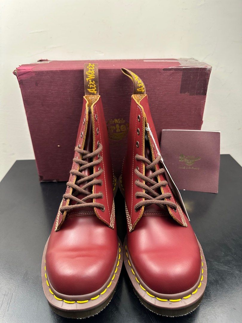 Dr Martens 1460 Oxblood Quilon NEW UK7, Men's Fashion, Footwear, Boots ...