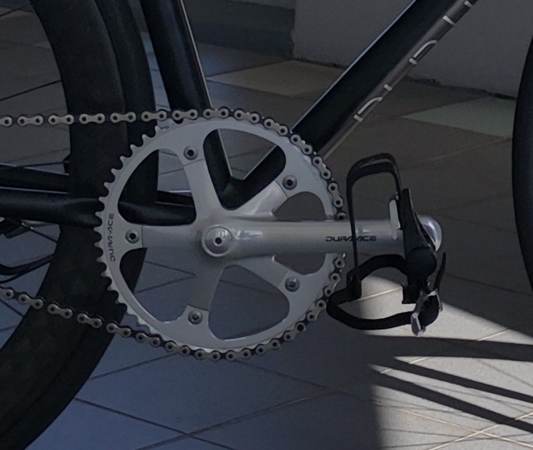 Dura-Ace FC-7600 Track Crankset + Hatta Swan R9400 BB, Sports Equipment ...