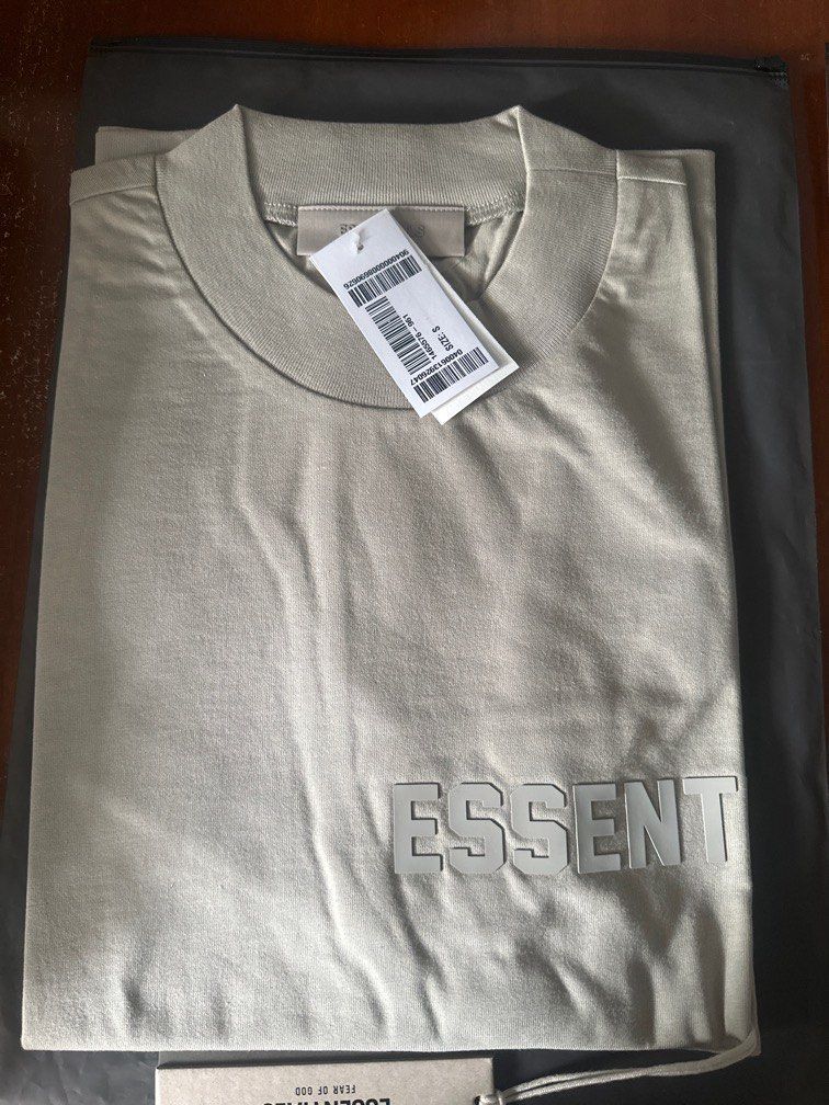 Fear of God Essentials SS24 tshirt 2024 fall edition BLACK AND SEAL, Men's Fashion, Tops & Sets ...