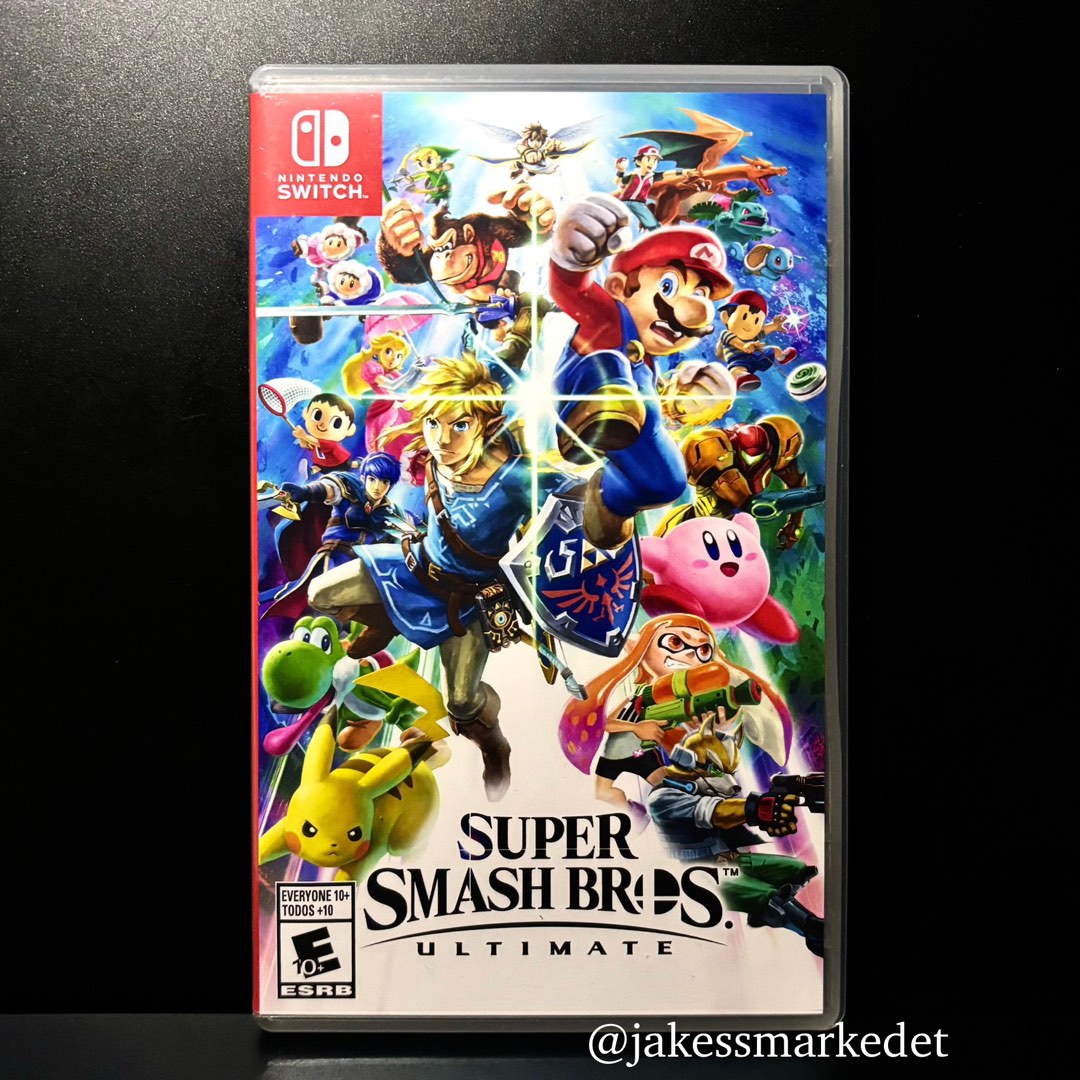 FREE TRACKED MAILING Super Smash Bros Ultimate Nintendo Switch Games ...