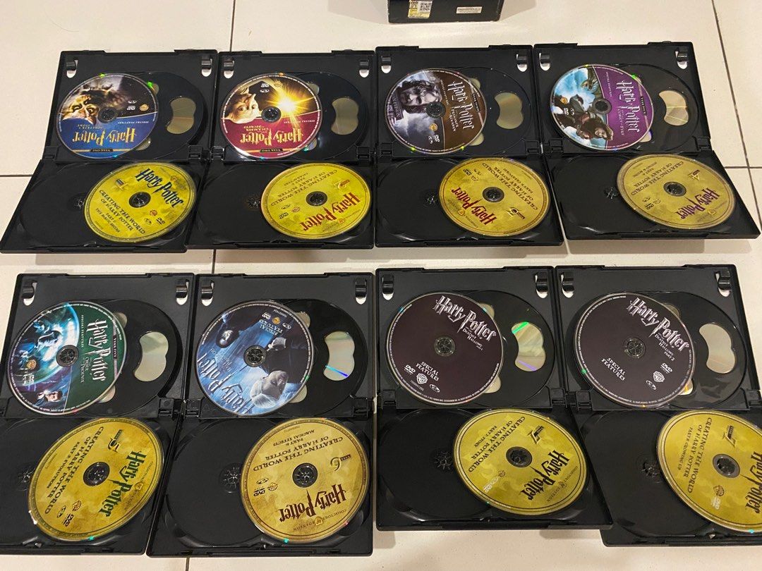 full exclusive harry potter dvd set (24 discs), Hobbies & Toys, Music ...