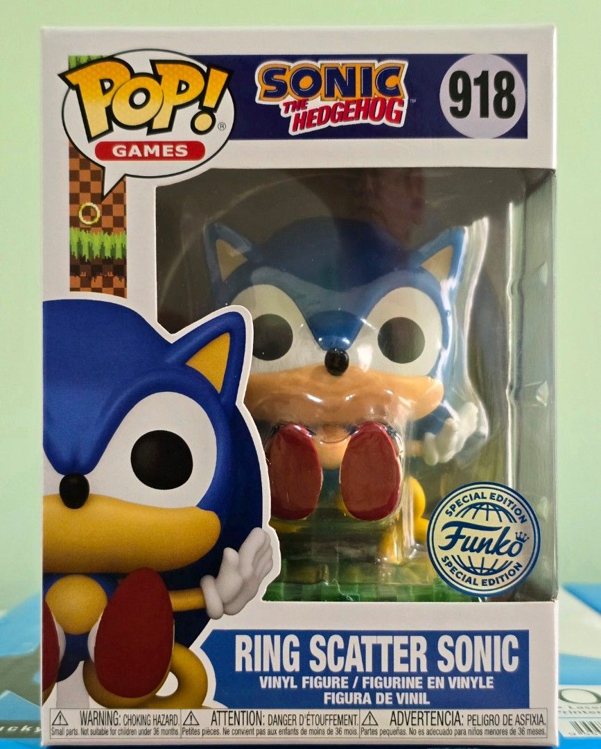 FUNKO POP SONIC THE HEDGEHOG : RING SCATTER SONIC, Hobbies & Toys, Toys ...