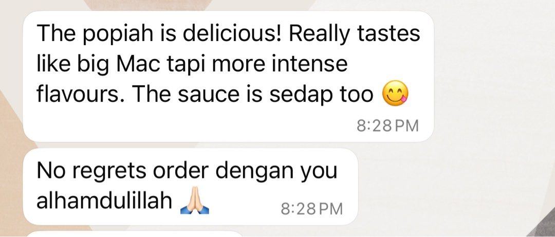 HALAL Popiah Big Mac / Popiah Kentang, Food & Drinks, Homemade Bakes on ...