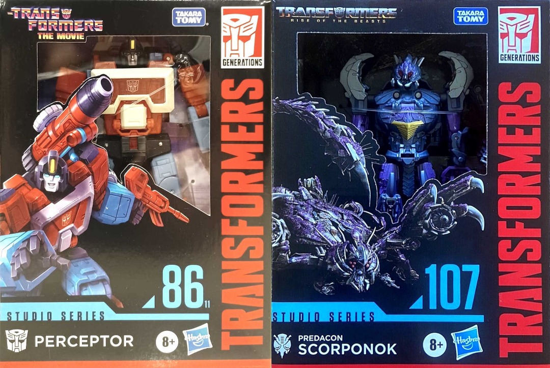 Hasbro Transformers Studio Series SS86 11 Deluxe Perceptor BIB and ...