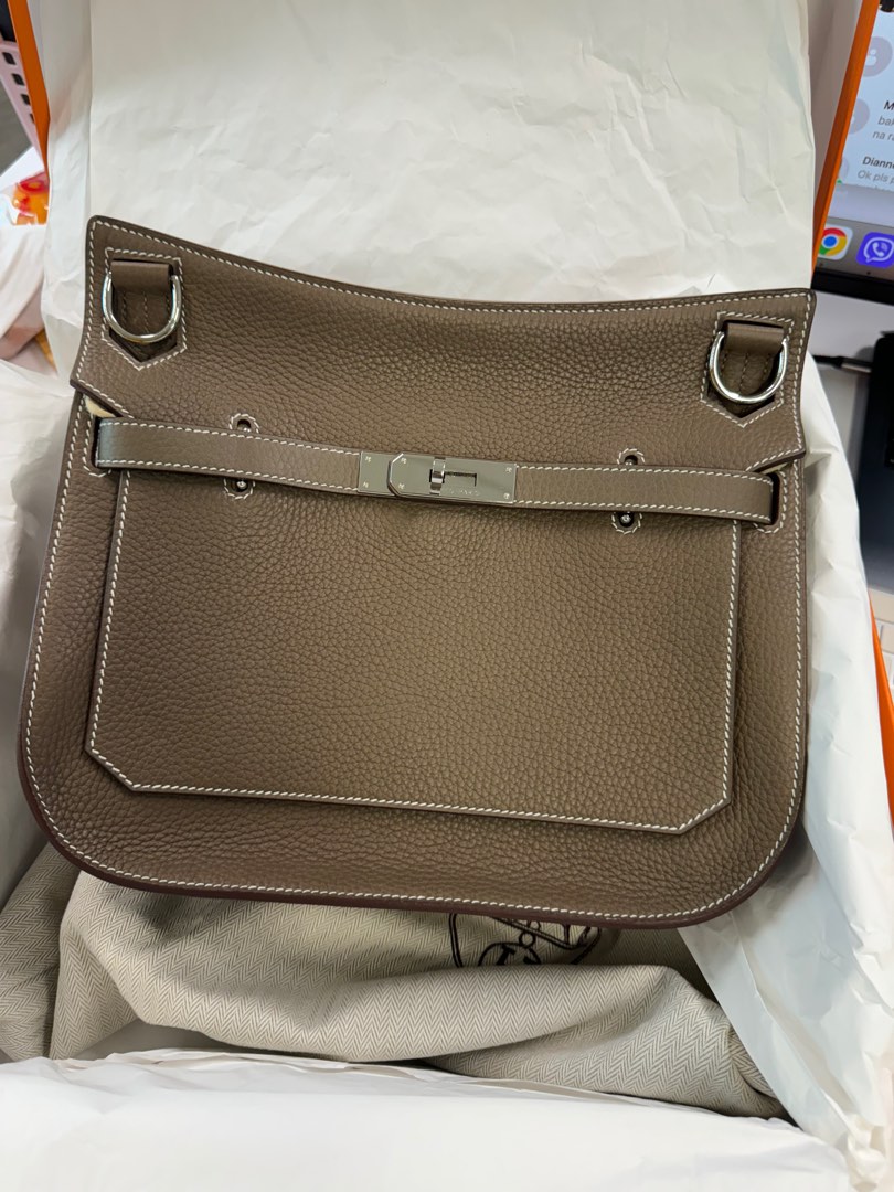 Hermes Gypsiere etoupe color in medium, Women's Fashion, Bags & Wallets ...