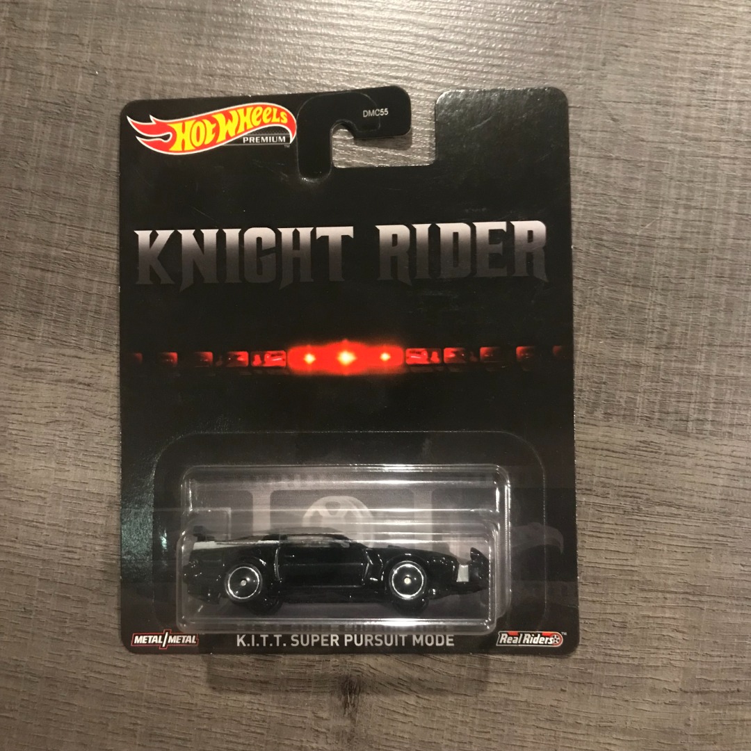 Hot Wheels Knight Rider KITT Super Pursuit Mode Die Cast Vehicle ...