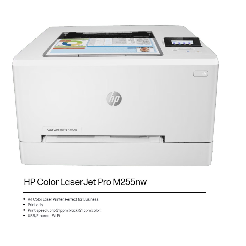 HP Color Laser Printer- M255nw, Computers & Tech, Printers, Scanners ...